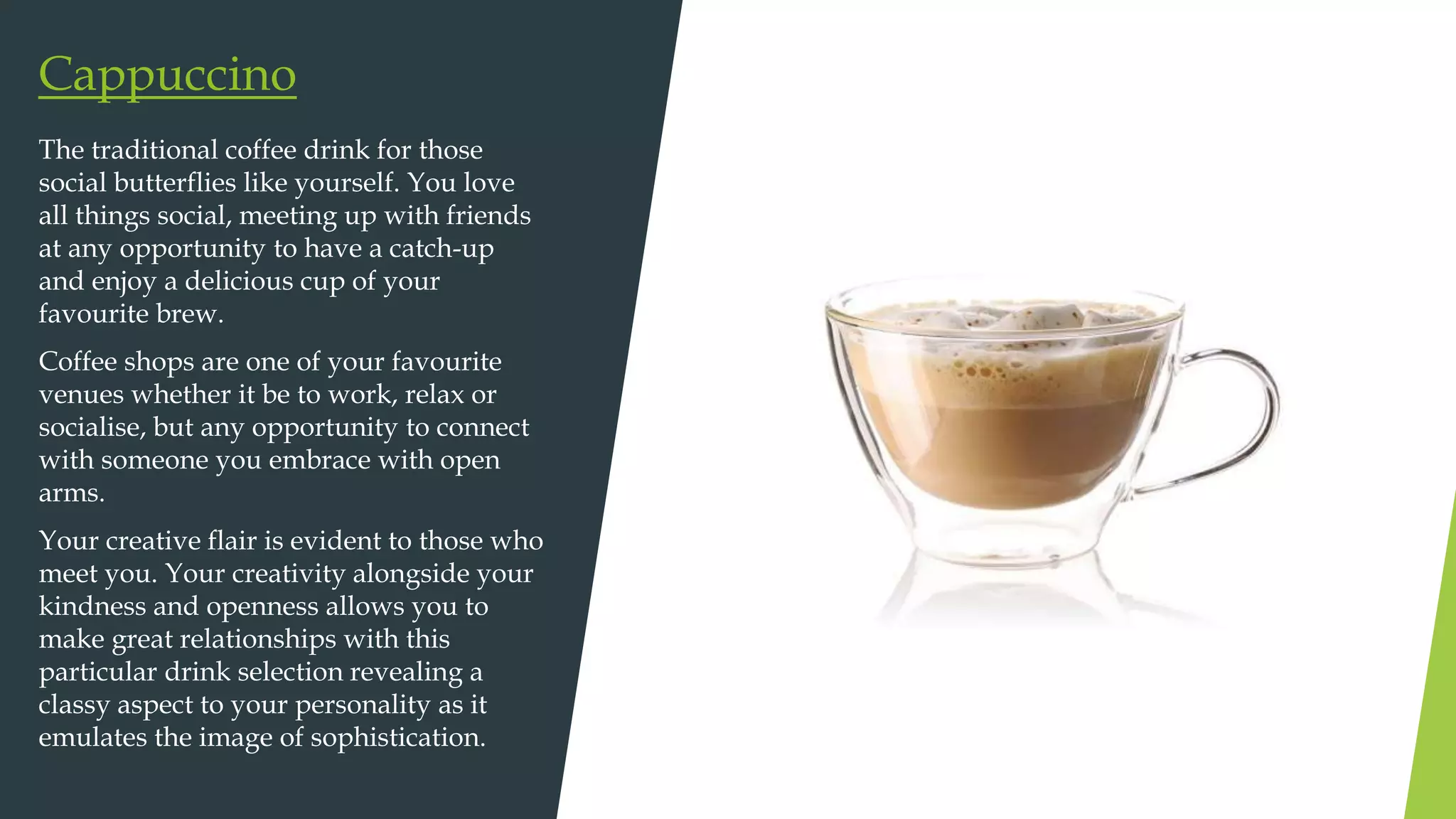 What Does Your Coffee Say About Your Personality? | PPT