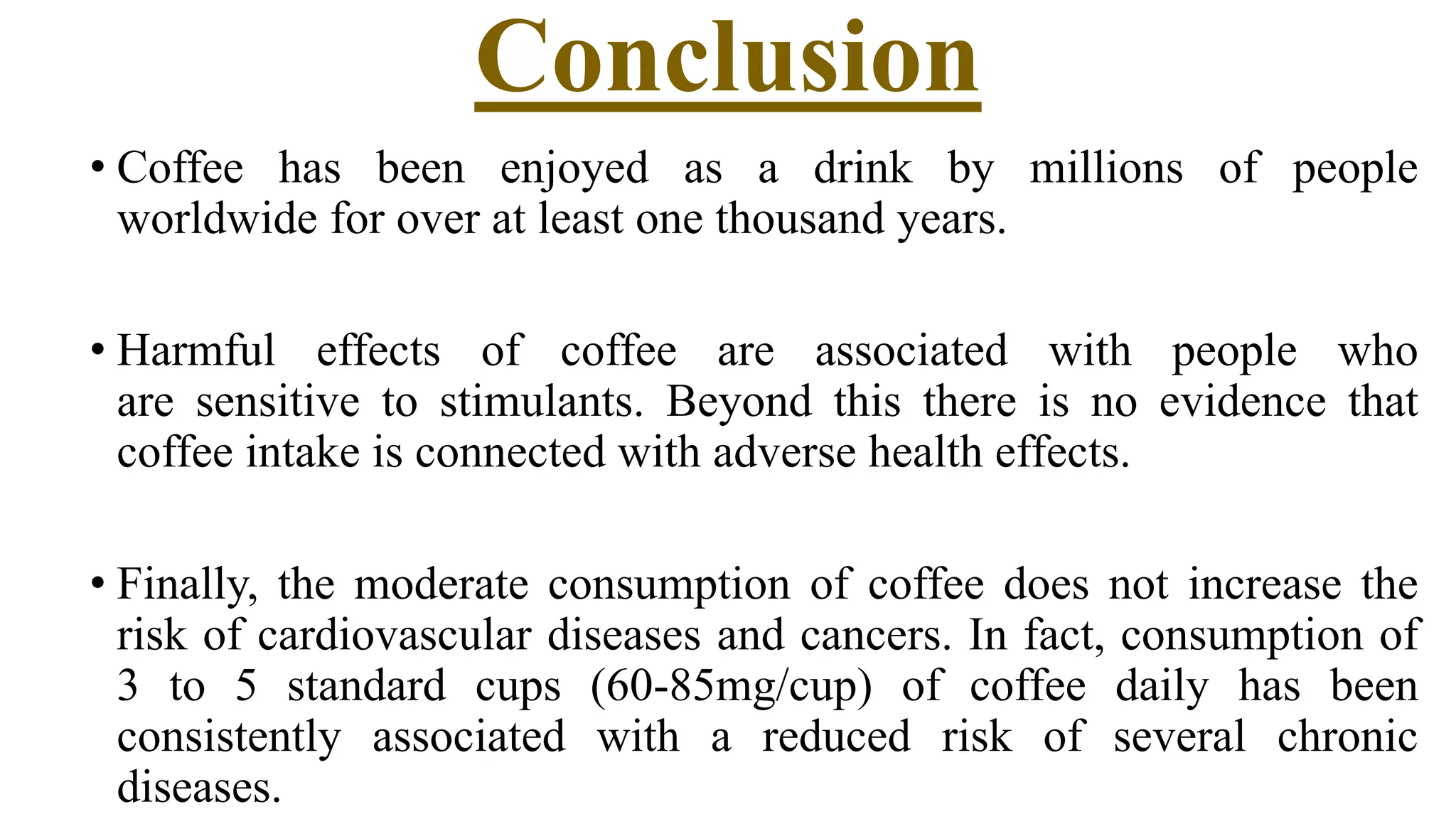 Health benefits of coffee | PPTX