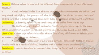 Coffee Quality Analysis Project with PowerBI | PPTX