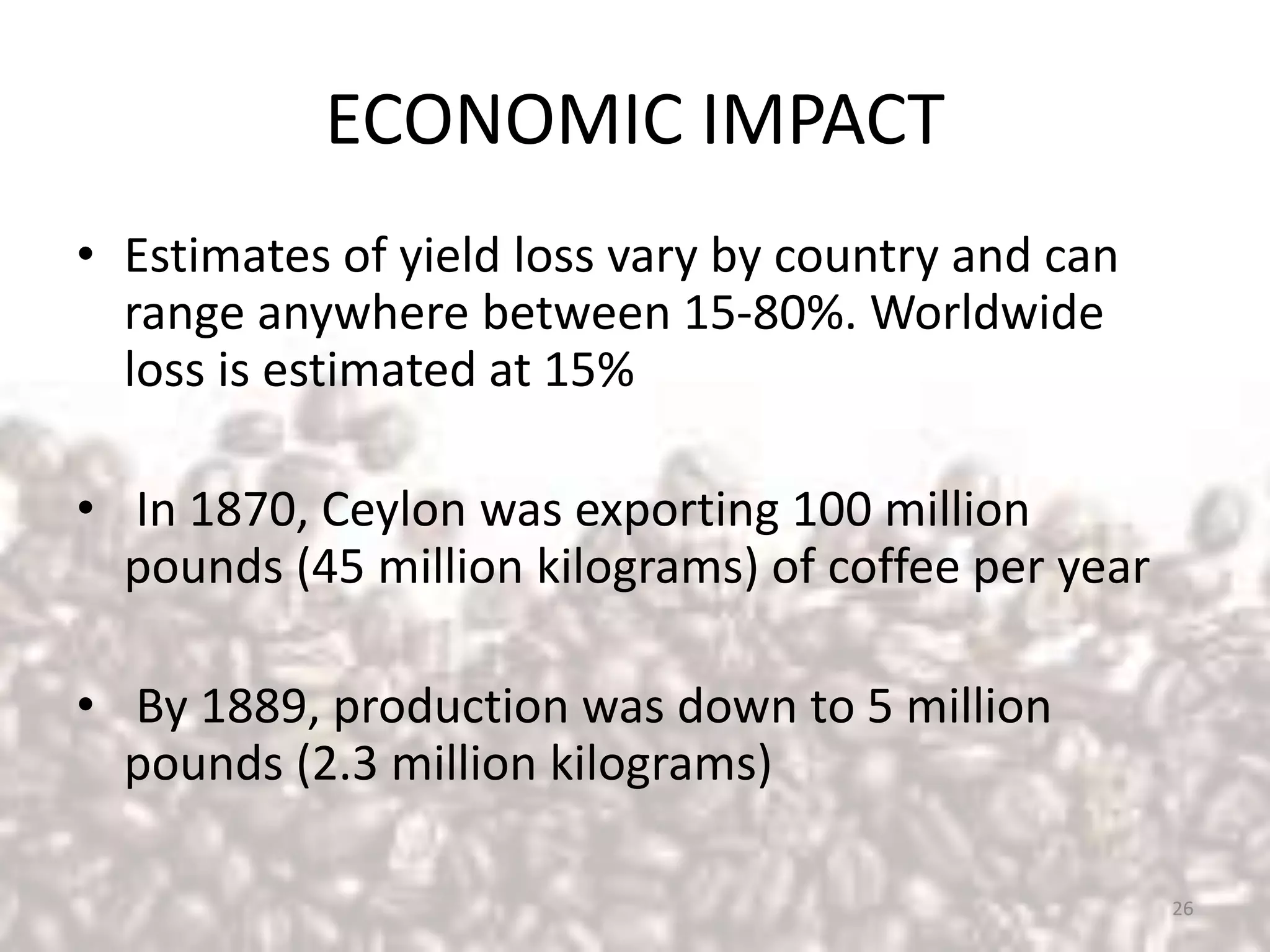 Coffee rust | PPTX | Skin and Dermatology | Diseases and Conditions