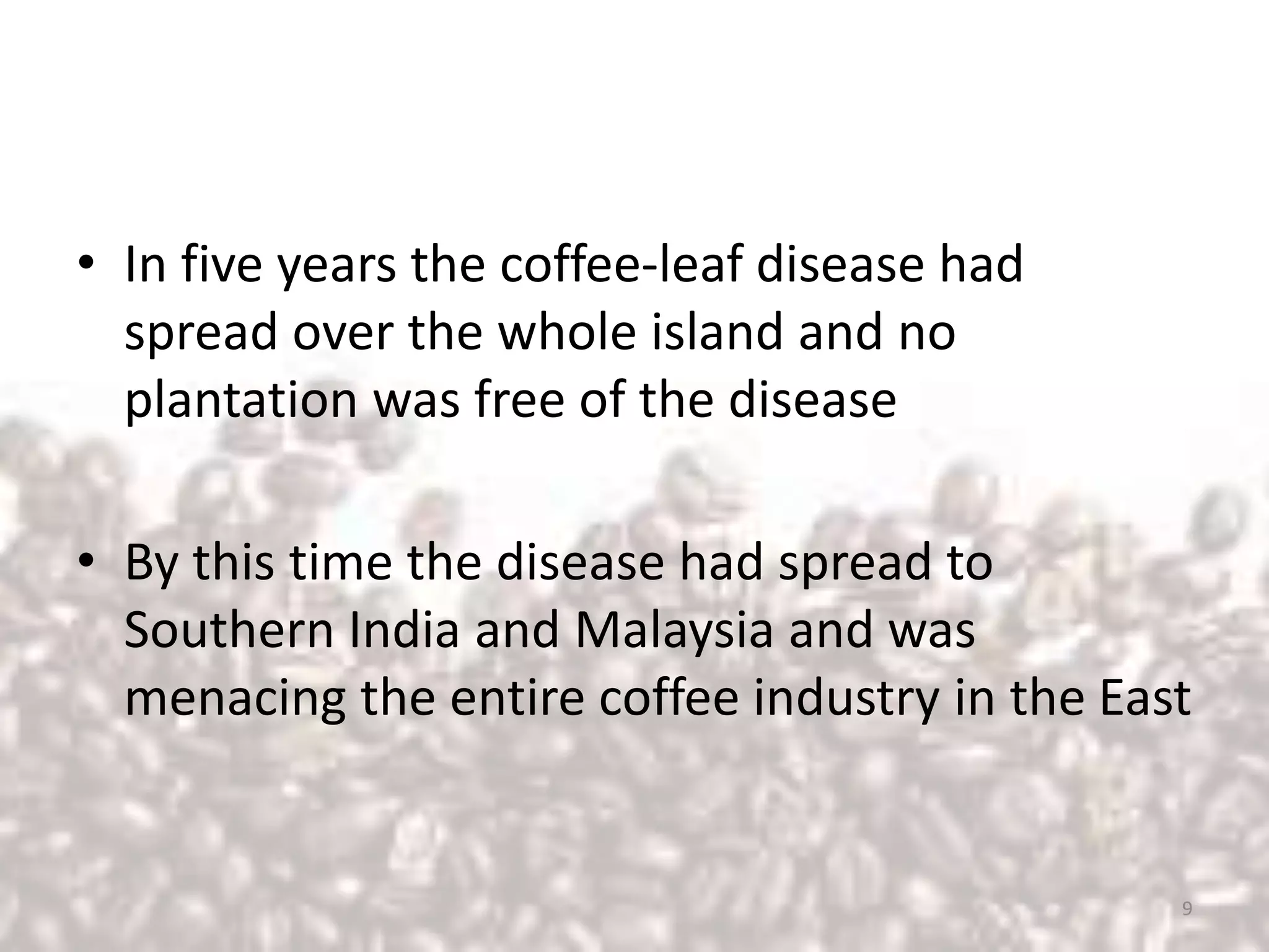 Coffee rust | PPT