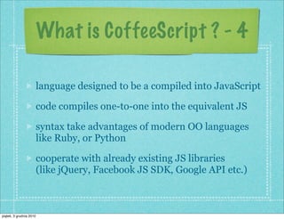 Coffee Script | PPT