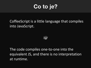 CoffeeScript | PPT