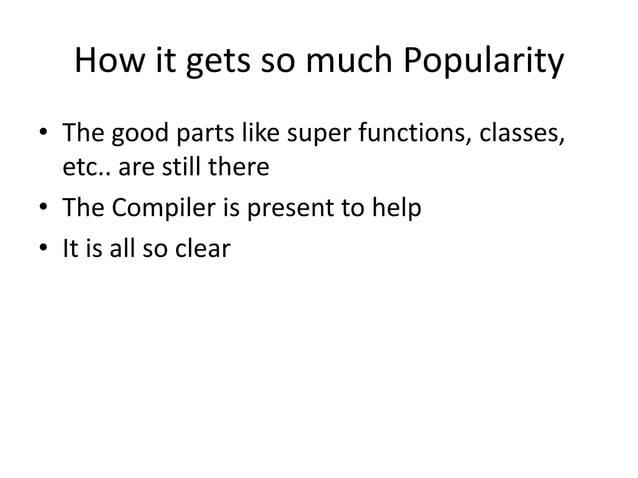 An Introduction To Coffeescript Ppt