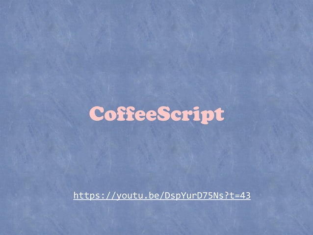 Coffee script | PDF | Web Development | Internet