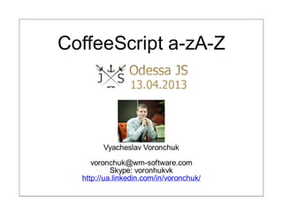 Coffeescript a z | PPT