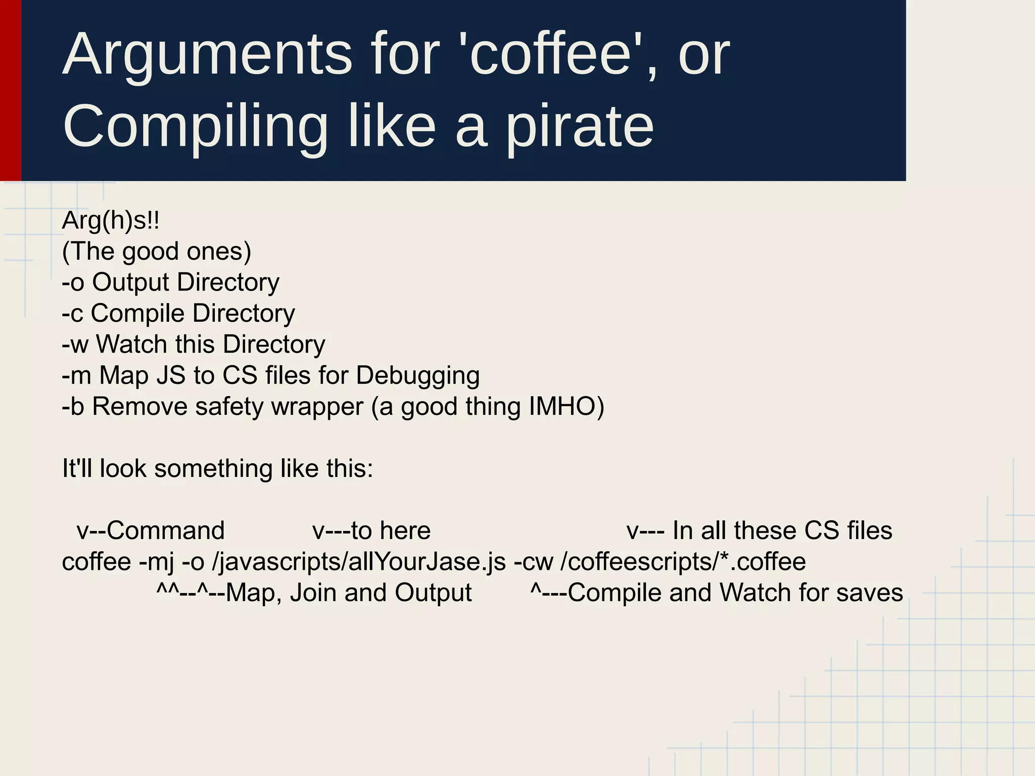 CoffeeScript: A beginner's presentation for beginners copy | PPT | Web ...