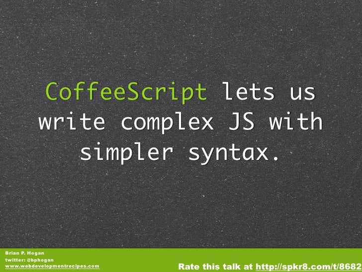 Web Development With Coffeescript And Sass