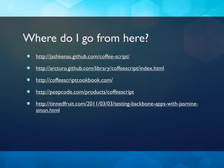 CoffeeScript By Example | KEY