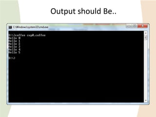 Coffeescript installation | PPT