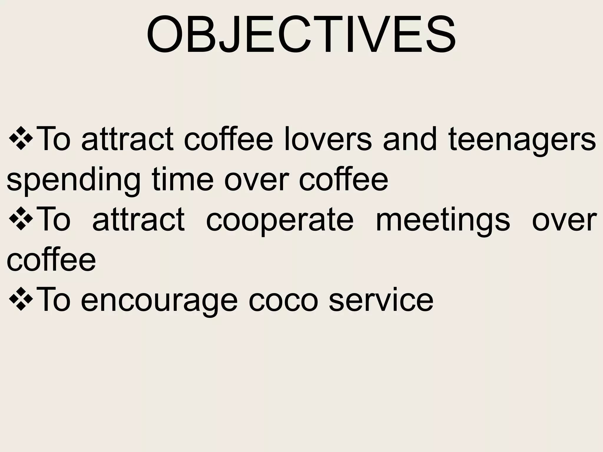 Coffee shop | PPTX