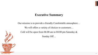 Coffee shop and cafe complete business plan | PPTX | Retail Industry ...