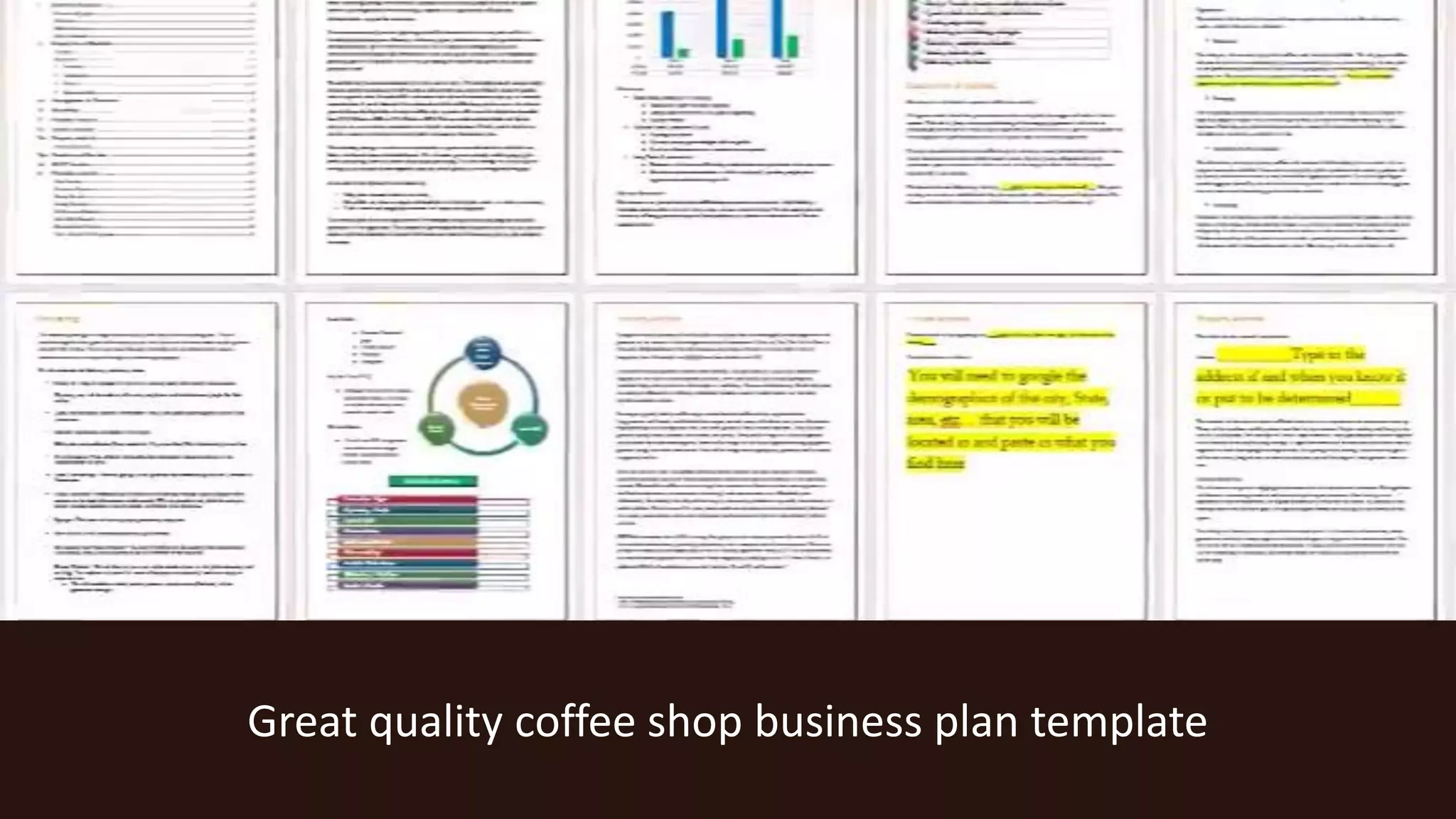 Coffee shop business plan template | PDF