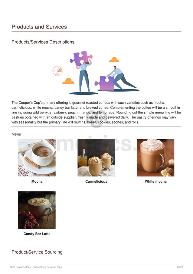 Coffee shop business plan example | PDF