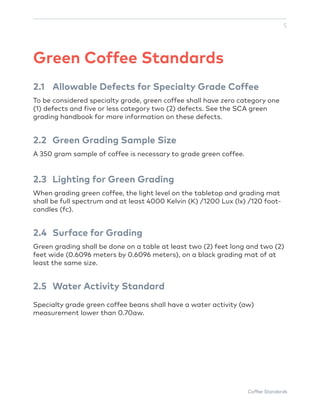 Coffee+standards compressed | PDF