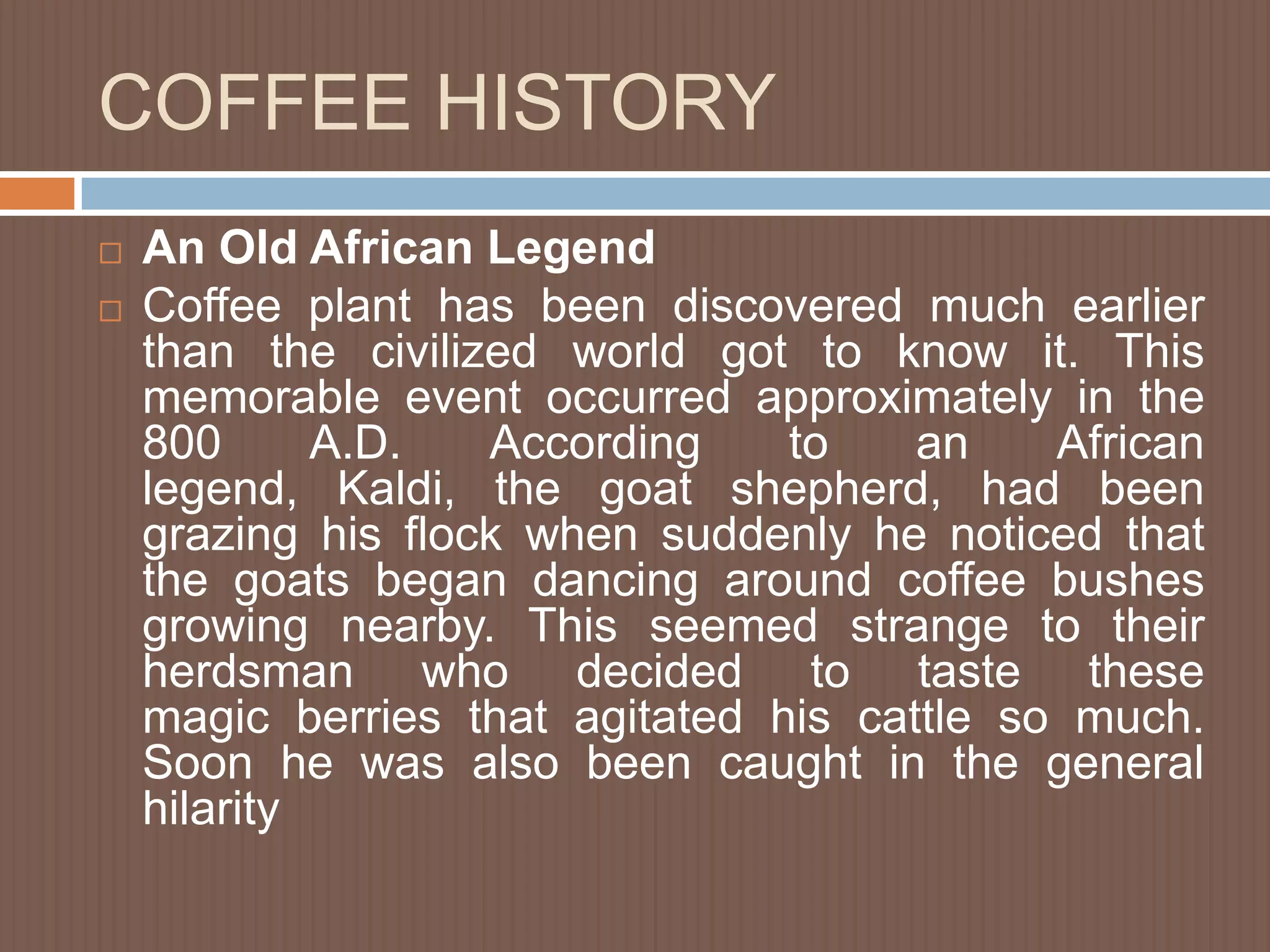 INDIAN COFFEE INDUSTRY | PPTX