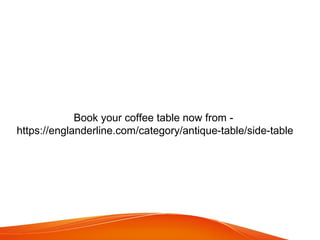 Coffee table | PPT