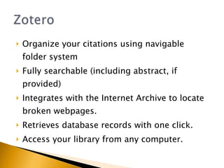 Tools, Techniques, and Tips for Managing Research | PPT