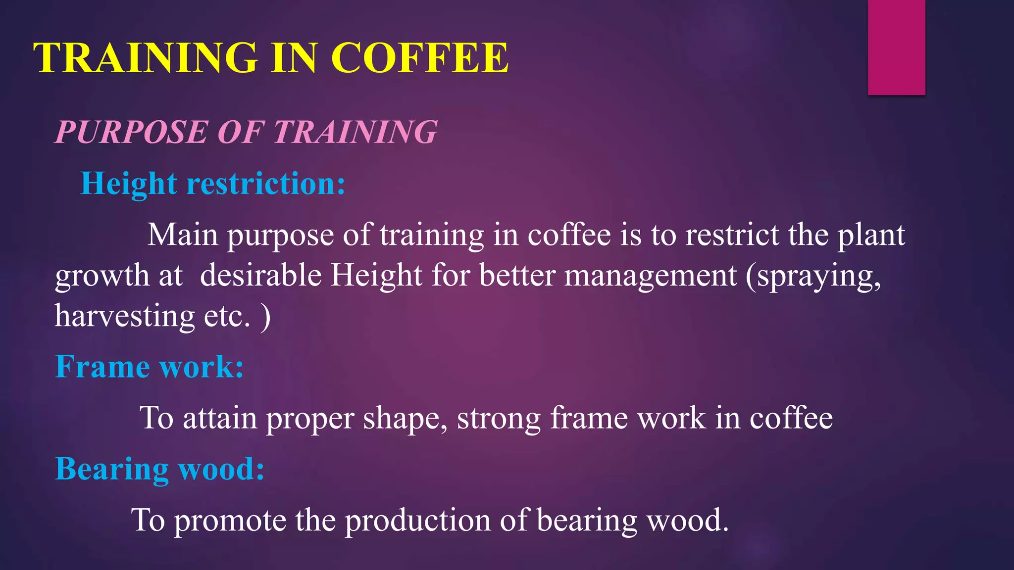 Coffee training | PPTX