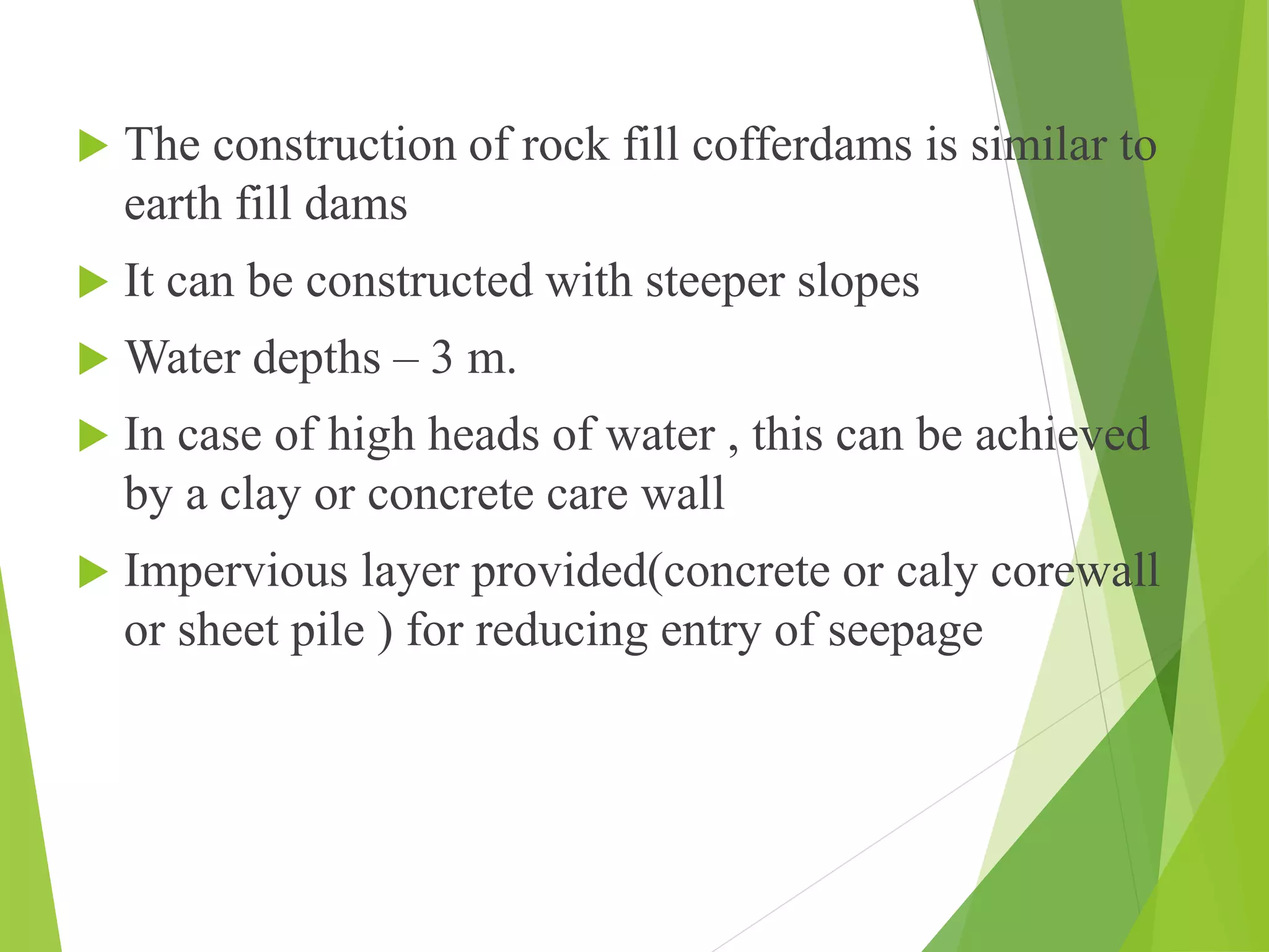 Coffer dam and its type | PPTX