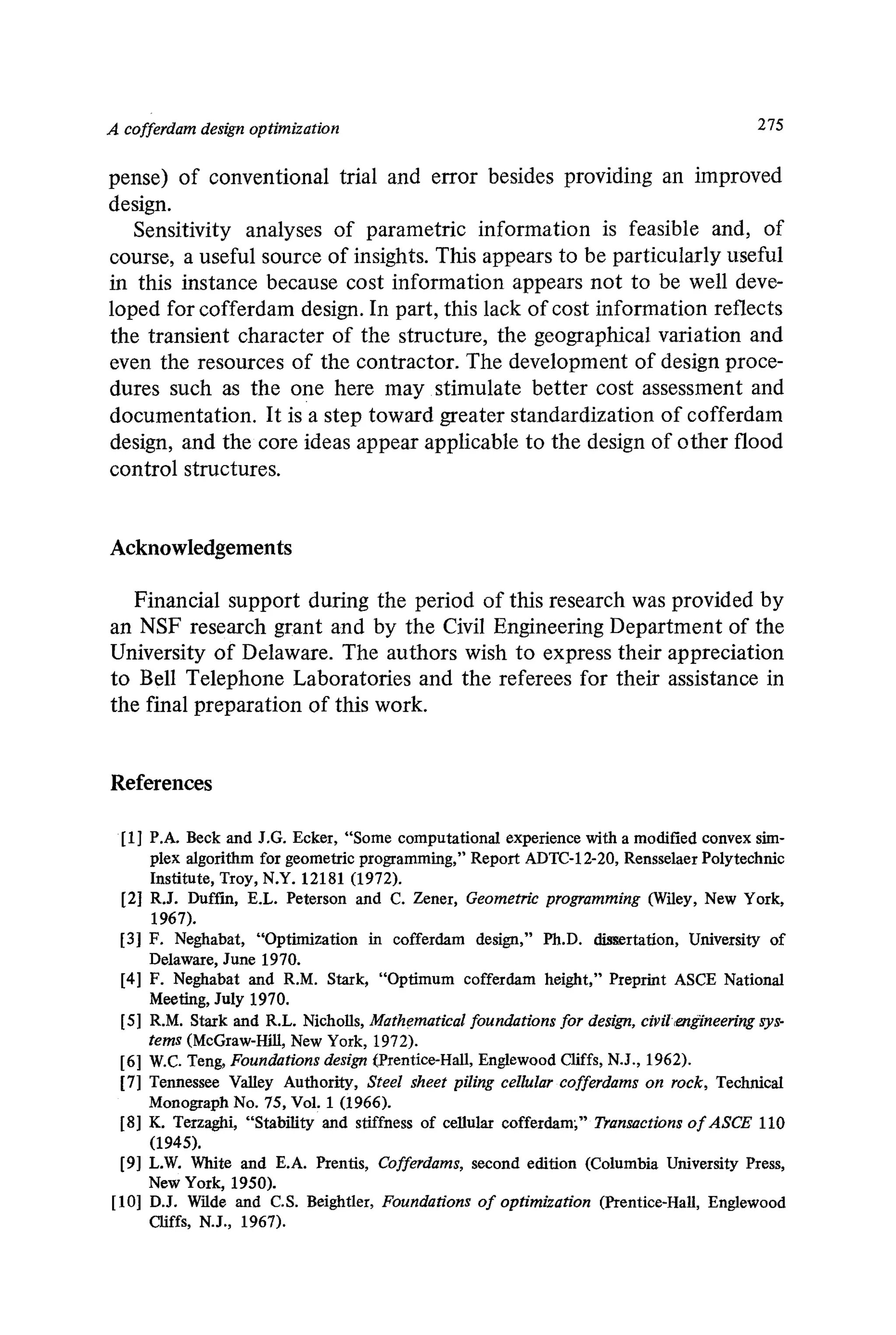 Cofferdam design-optimization | PDF