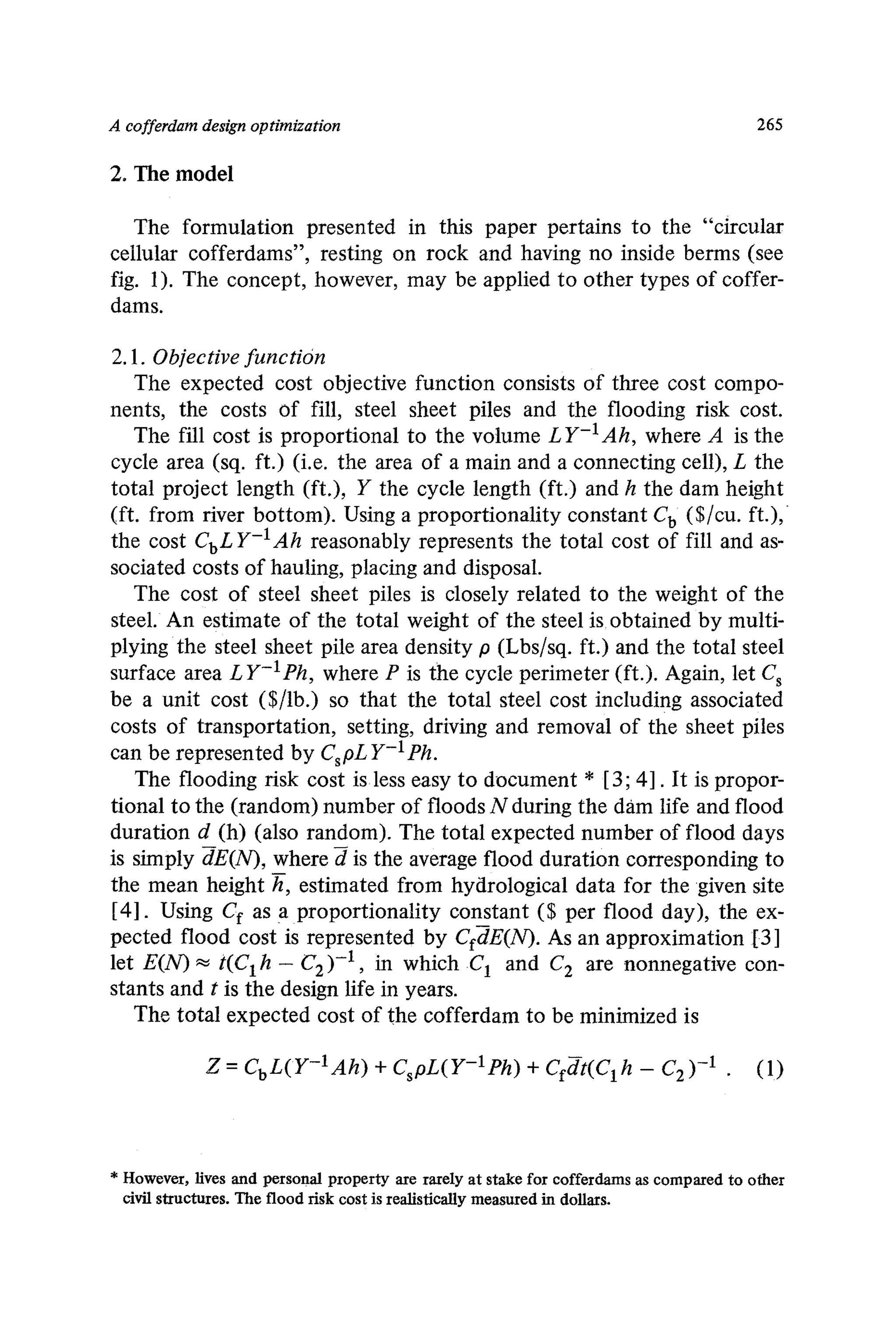 Cofferdam design-optimization | PDF