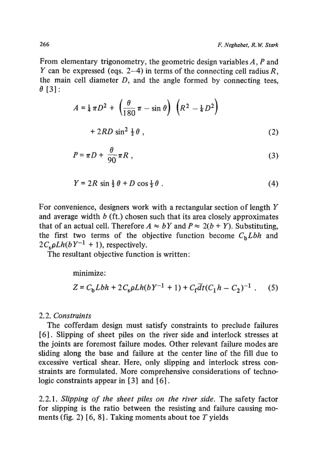 Cofferdam design-optimization | PDF