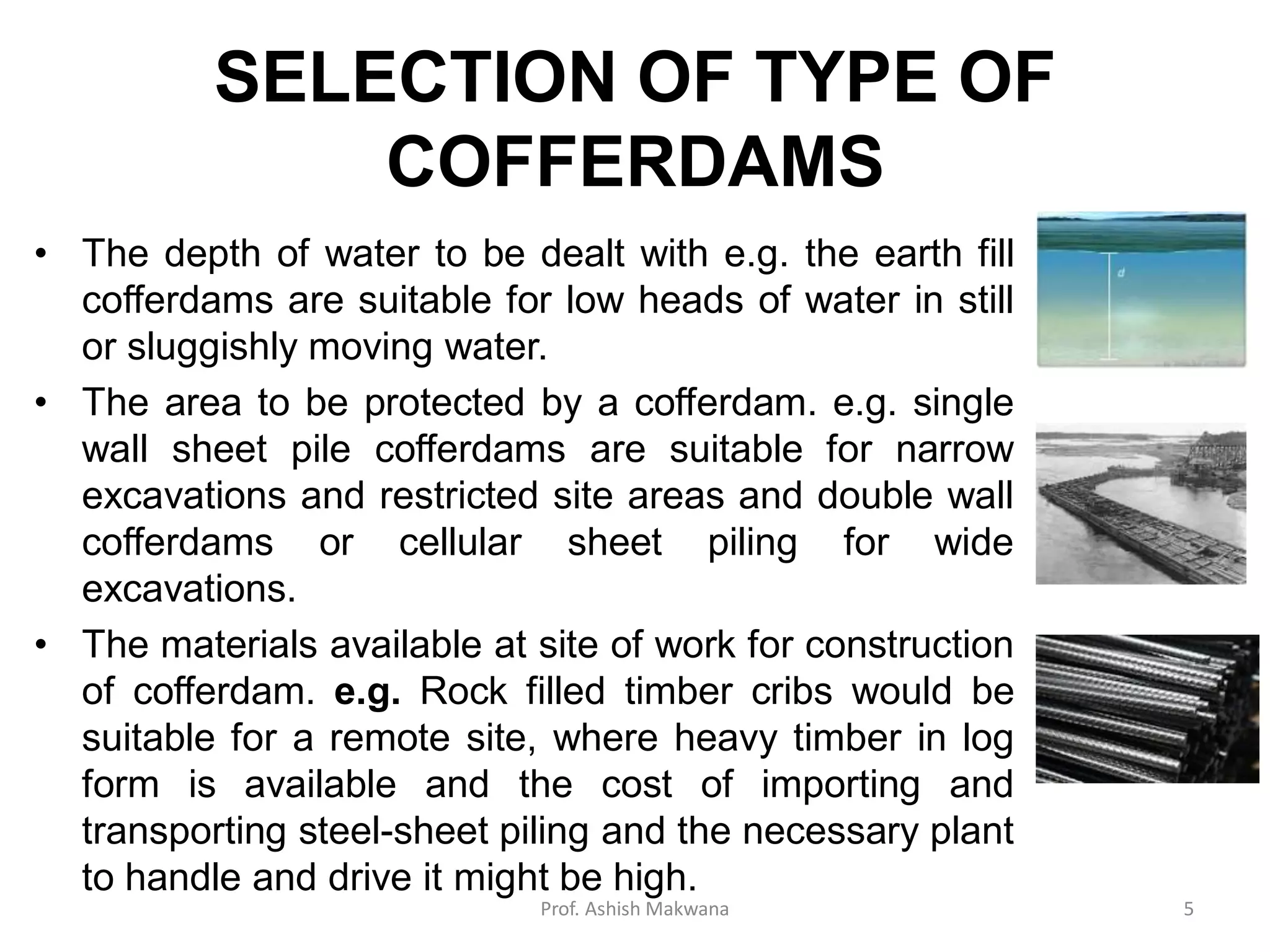 Cofferdams_Advanced Construction Technology | PDF