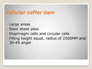 Coffer dams | PPT