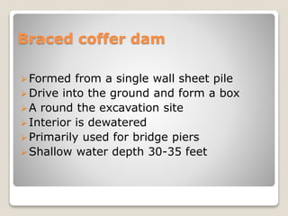 Coffer dams | PPT
