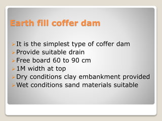 Coffer dams | PPT
