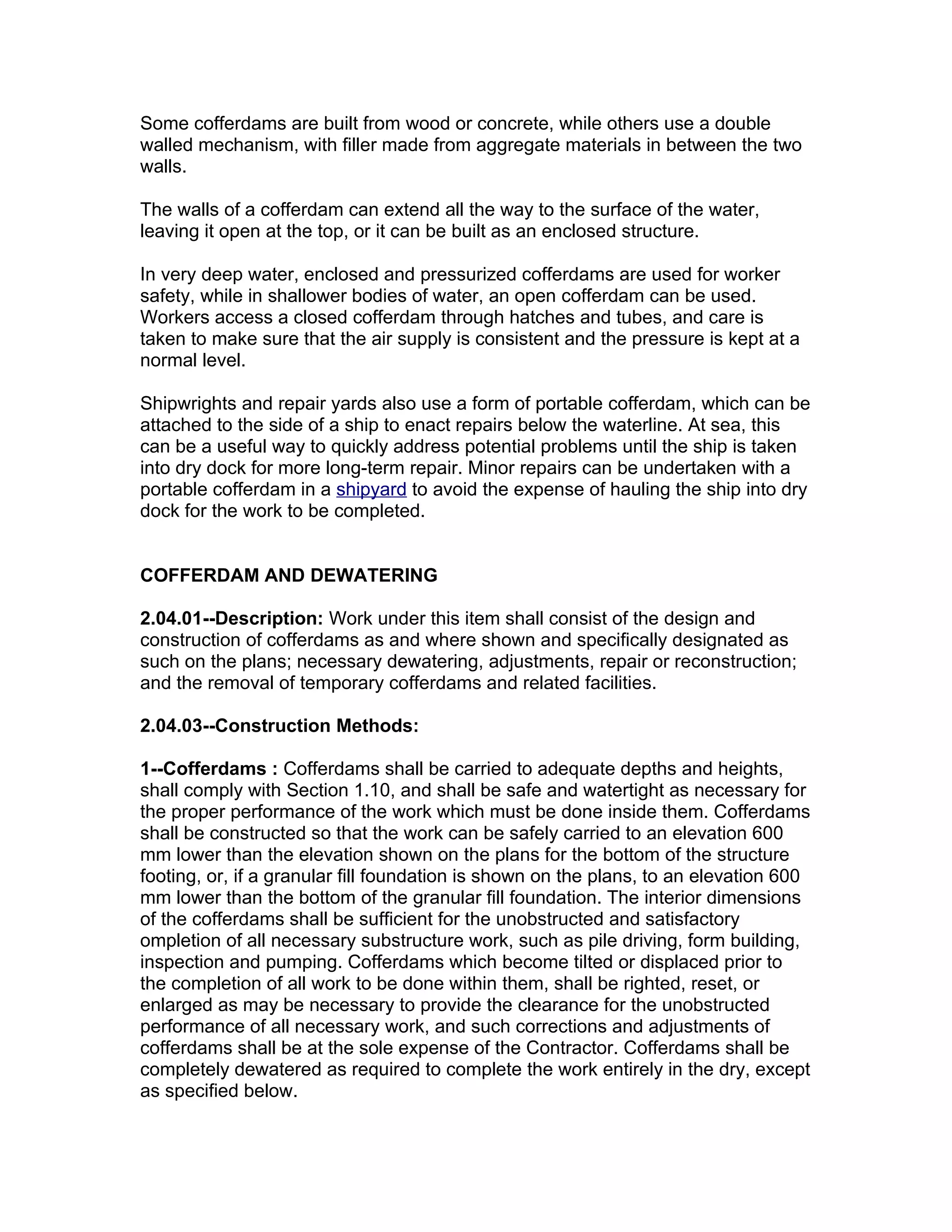 Coffer dams 01 | DOC