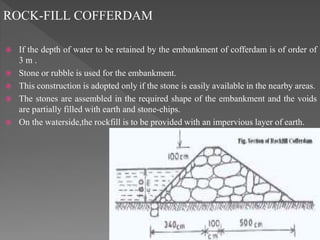 Coffer dams types | PPTX