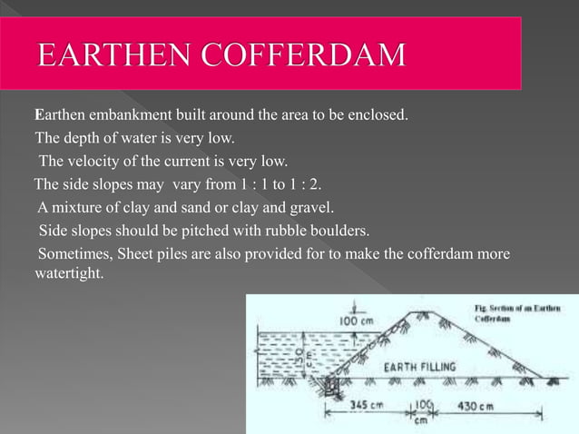Coffer dams types | PPT