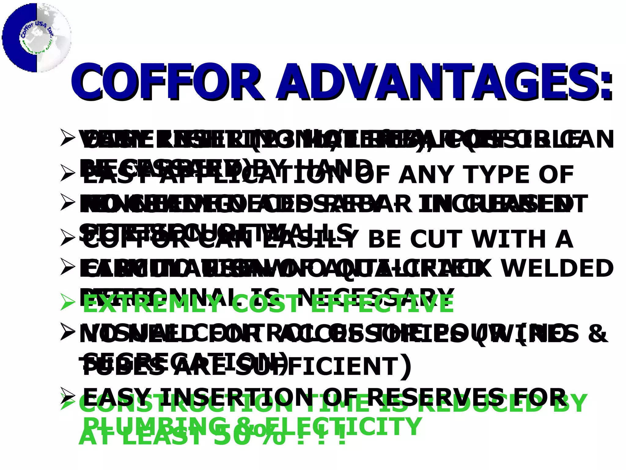 COFFOR CONSTRUCTION SYSTEM | PPS