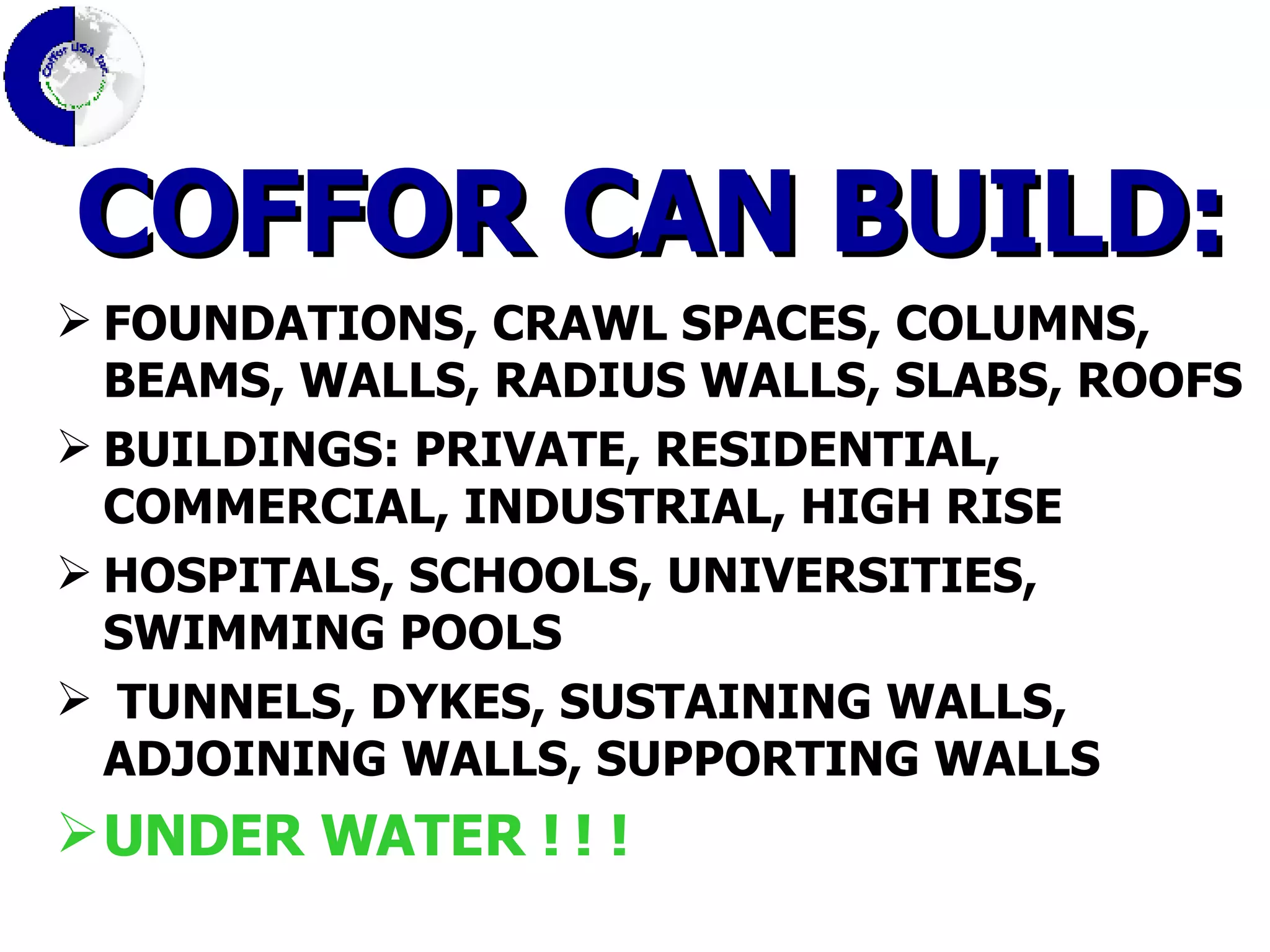 COFFOR CONSTRUCTION SYSTEM | PPS