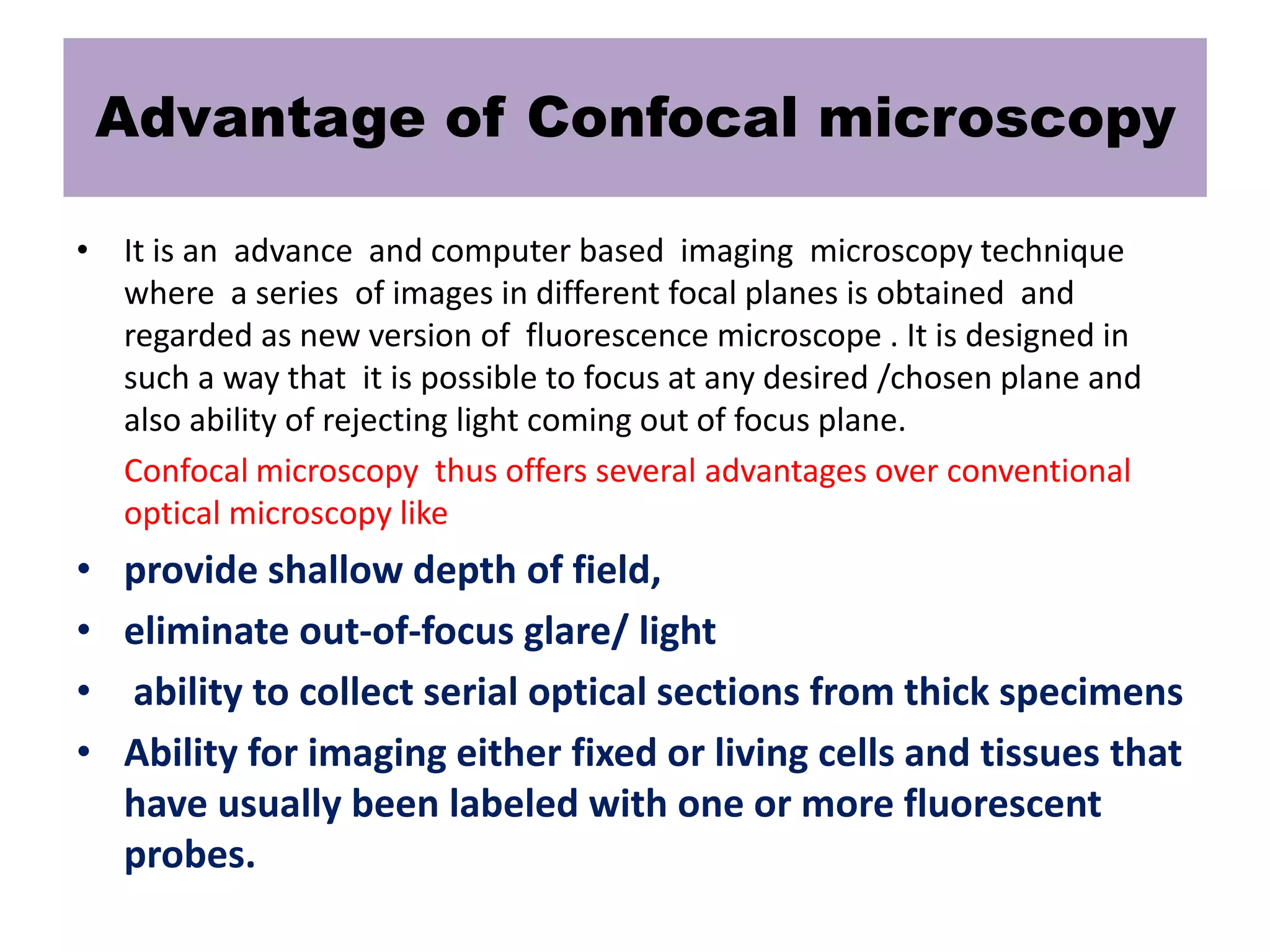 Cofocal microscope | PPTX