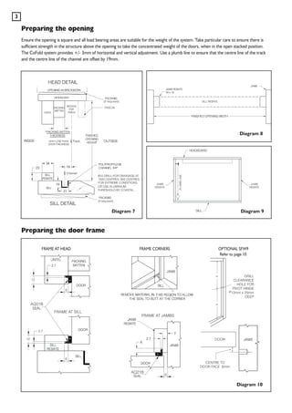 CoFold Non-Mortice Sliding Folding Door Gear Installation Instructions ...