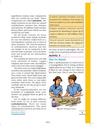 Components of food | PDF