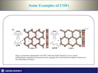Covalant Organic Frameworks | PPTX