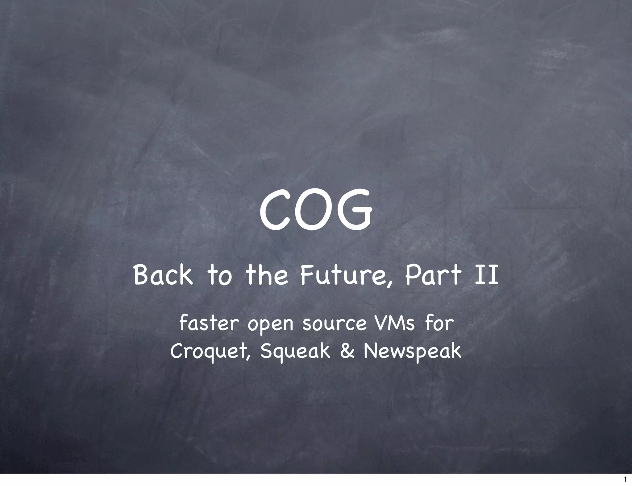COG Back to the Future, Part II | PPT
