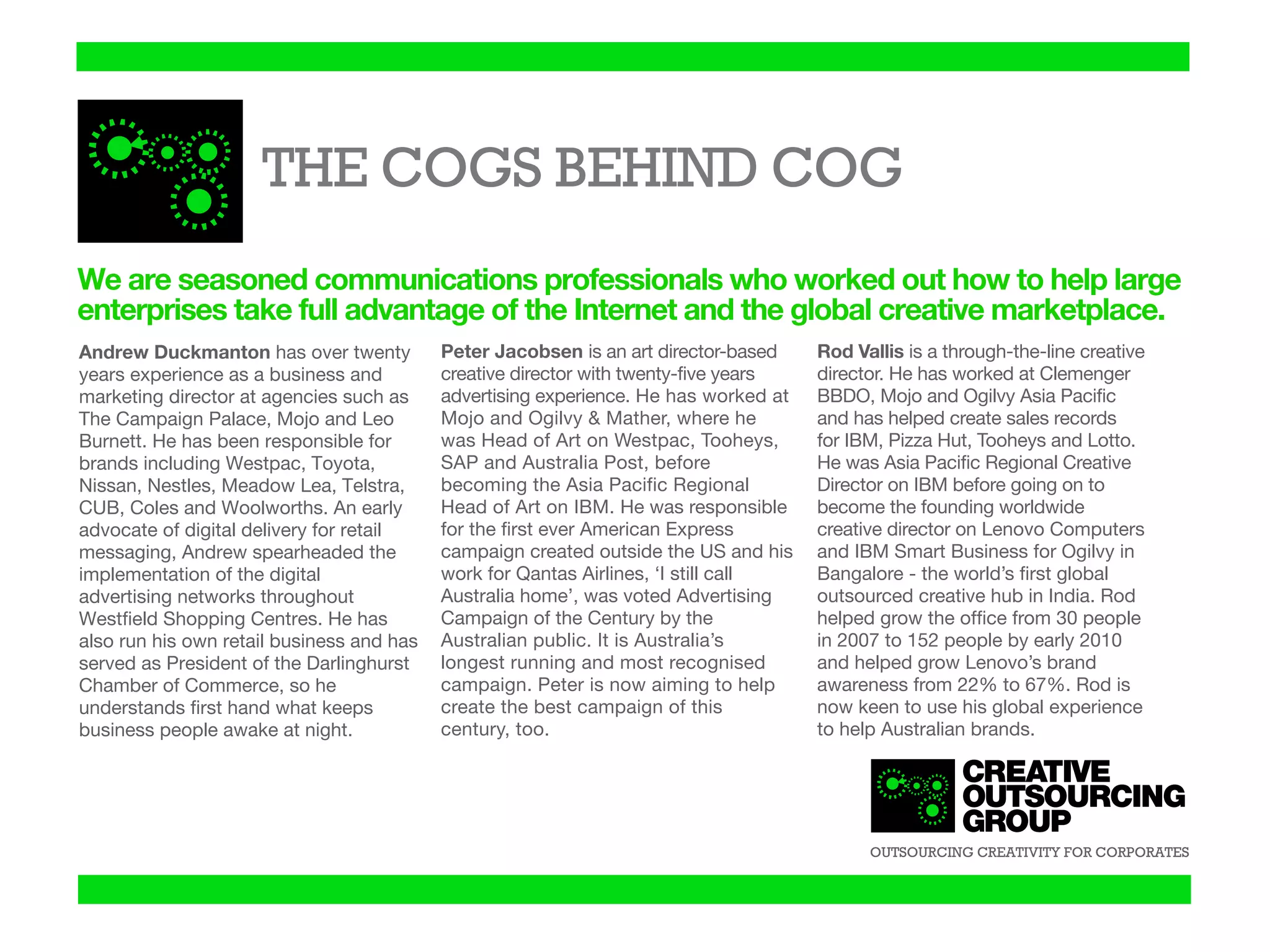 Cog presentation - 05 06-12 | PPT