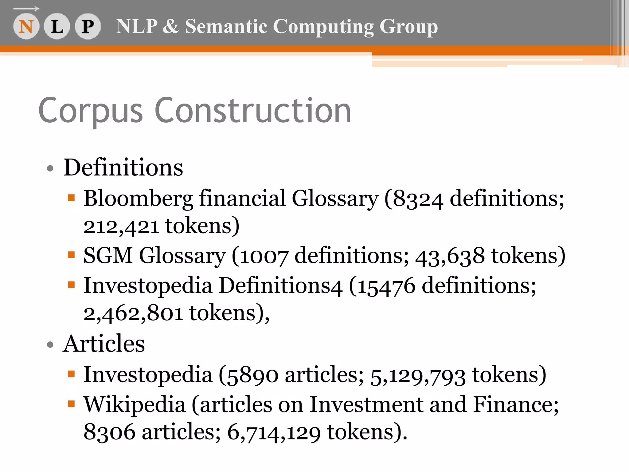 Semantic Relation Classification: Task Formalisation and Refinement | PPTX