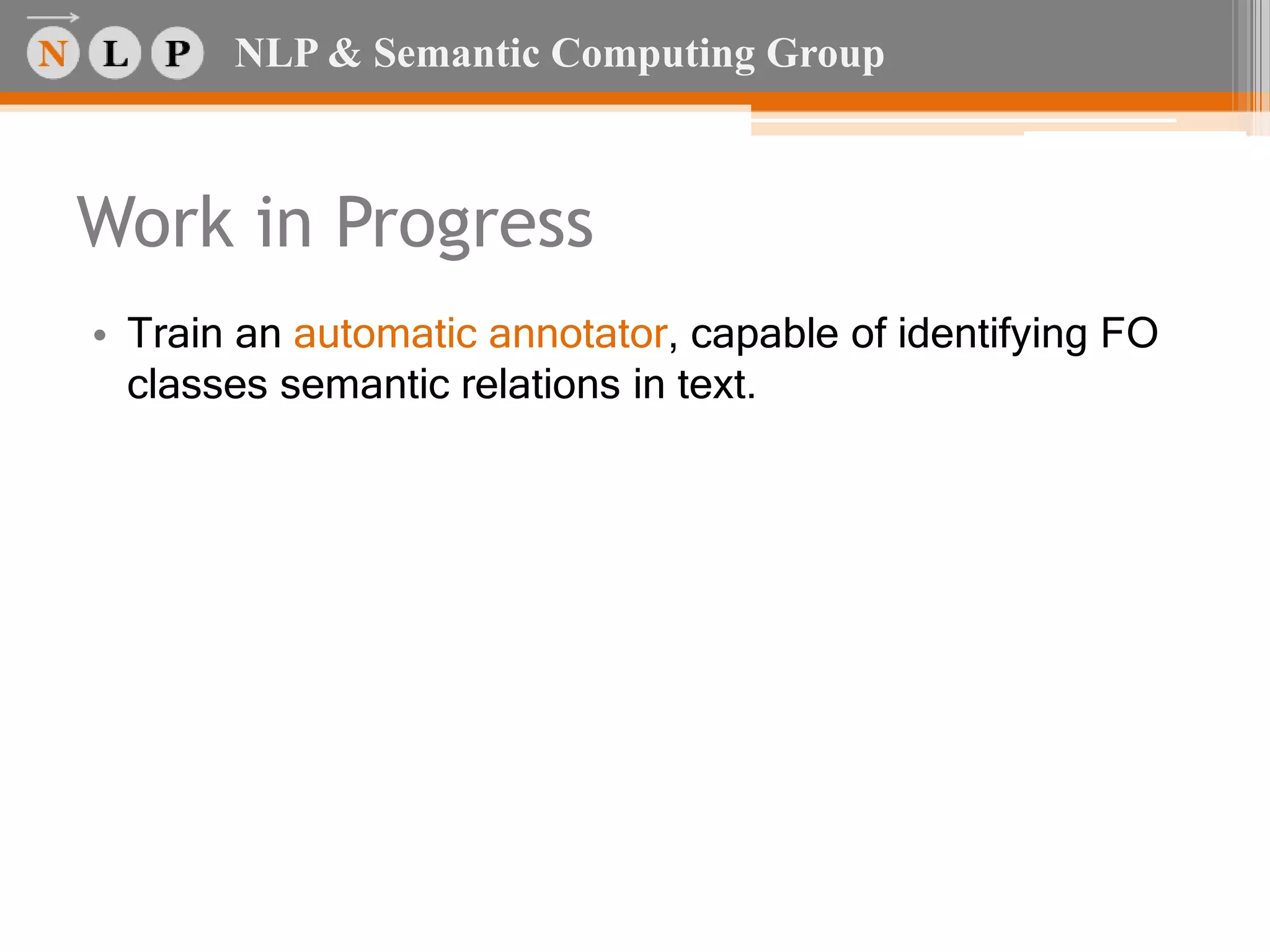Semantic Relation Classification Task Formalisation And Refinement Pptx