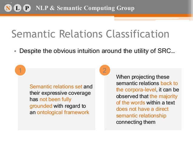 Semantic Relation Classification Task Formalisation And Refinement