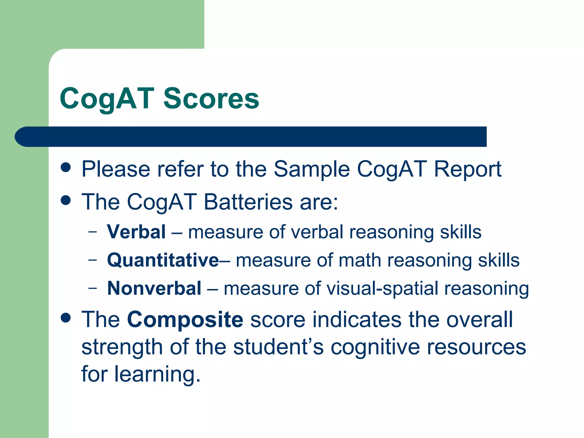 CogAt Introduction | PPT