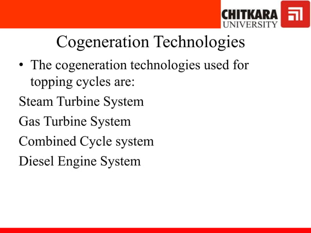 Cogeneration | PPTX | Power and Energy Industry | Industries