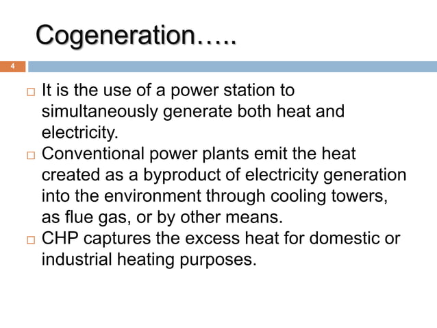 Cogeneration | PPTX
