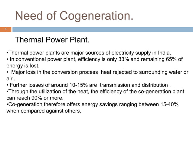 Cogeneration | PPTX