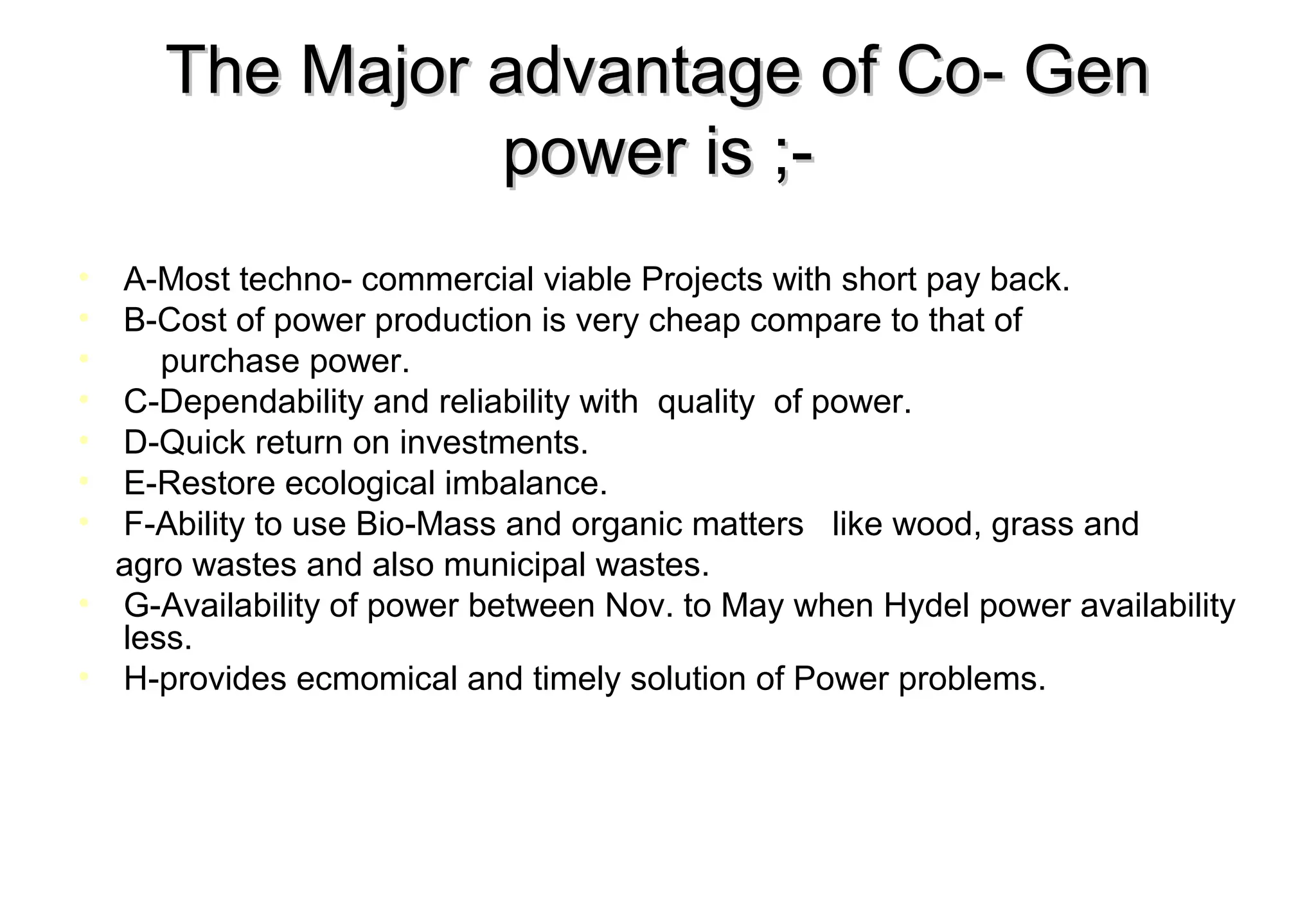 Cogeneration power plant | PPT
